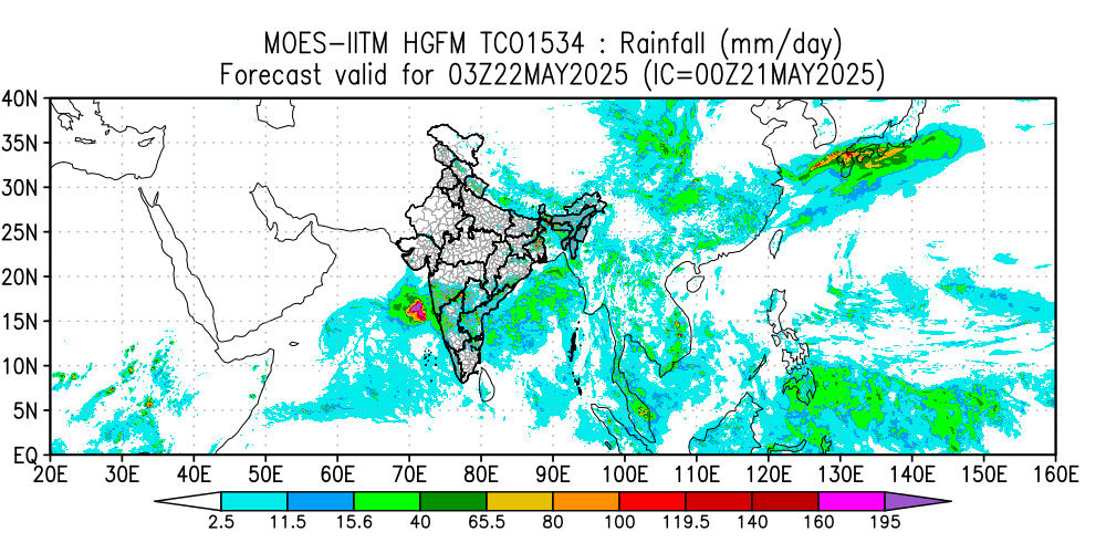 MoES-IITM High Resolution Global Forecast Model(MoES-IITM HGFM)